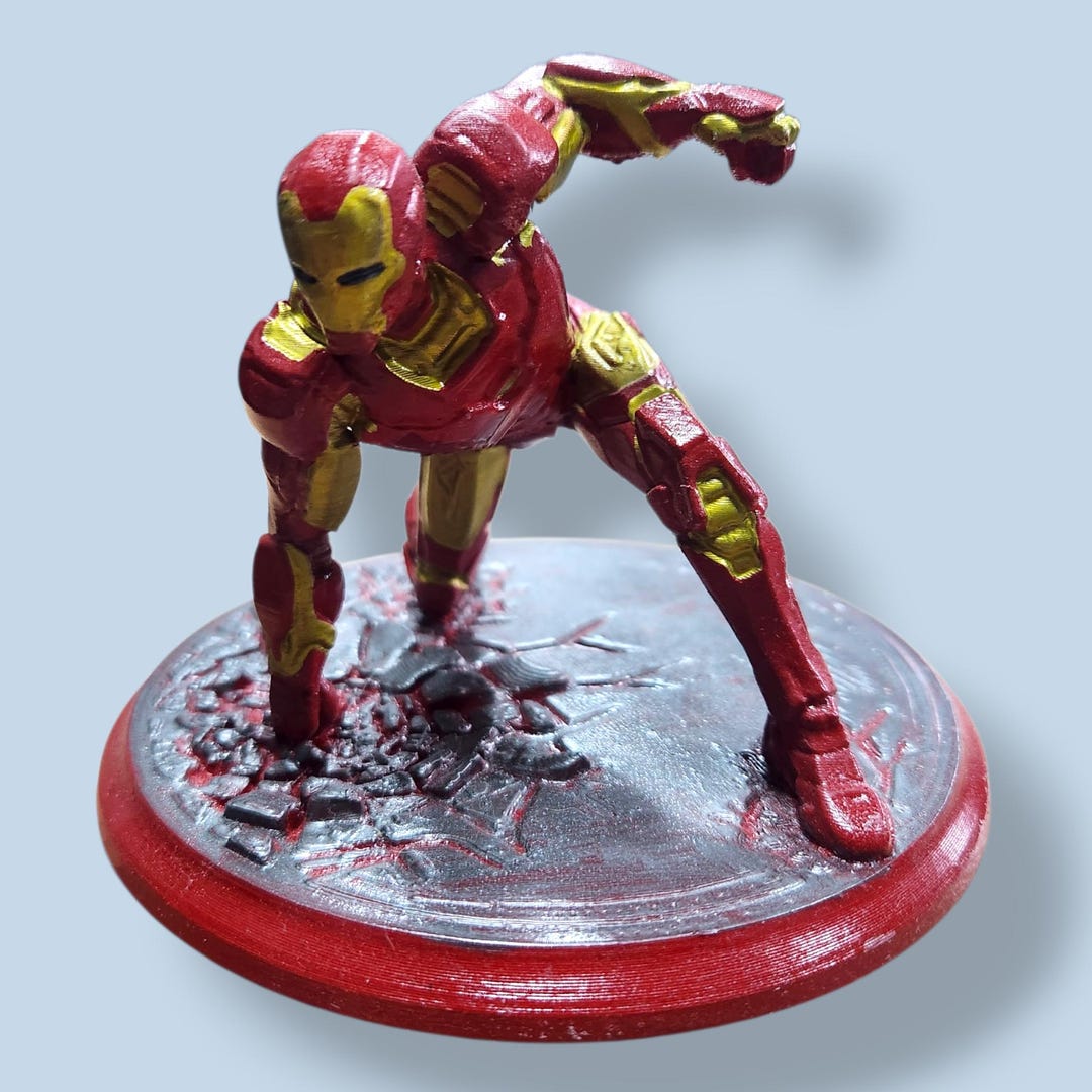 Last Available! Iron Man Desk Statue - Etsy