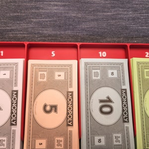 Monopoly Money Trays, Monopoly Money Organizer, Board Game Accessories ...