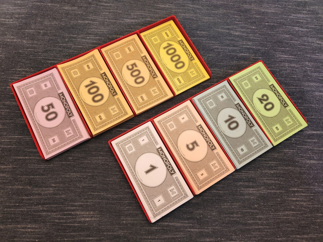 Monopoly Money Trays, Monopoly Money Organizer, Board Game Accessories ...