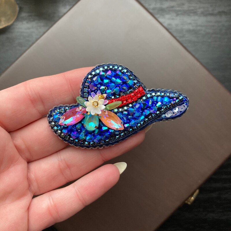 Hat Brooch - Etsy