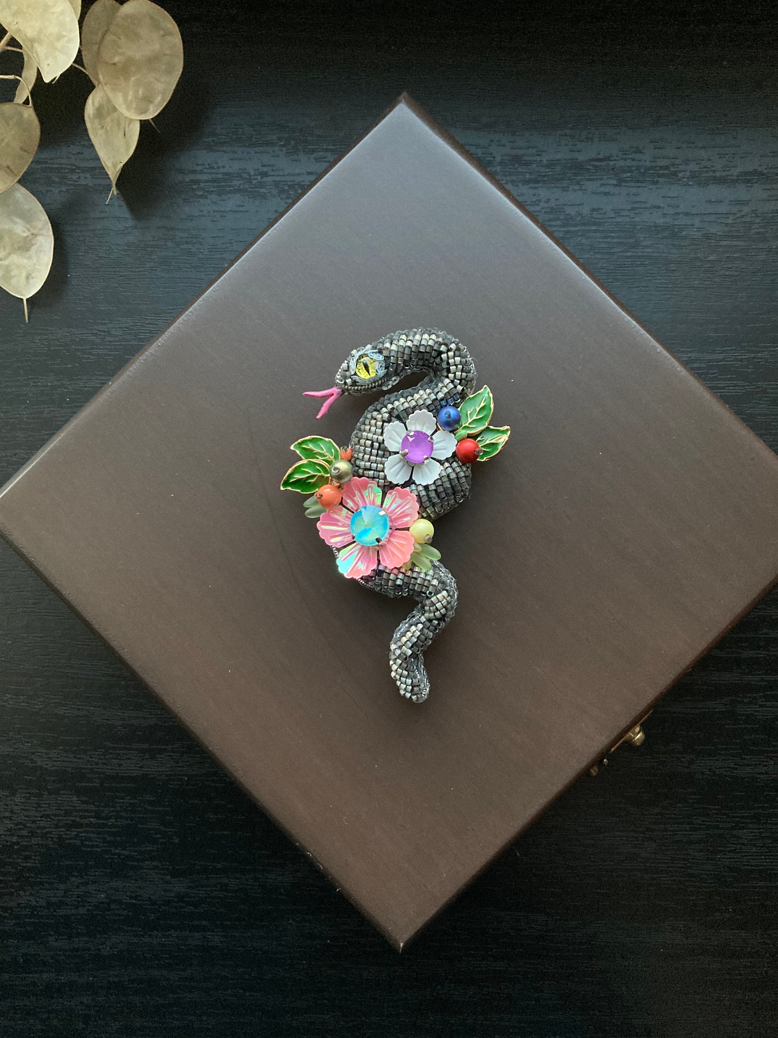 Handmade Snake Broochunique Snake Accessory - Etsy