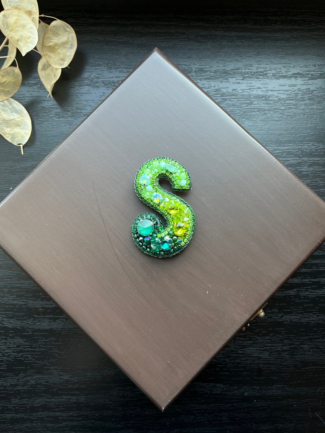 Handmade Letter Brooch,customized Brooch,personalized Badge,handmade ...