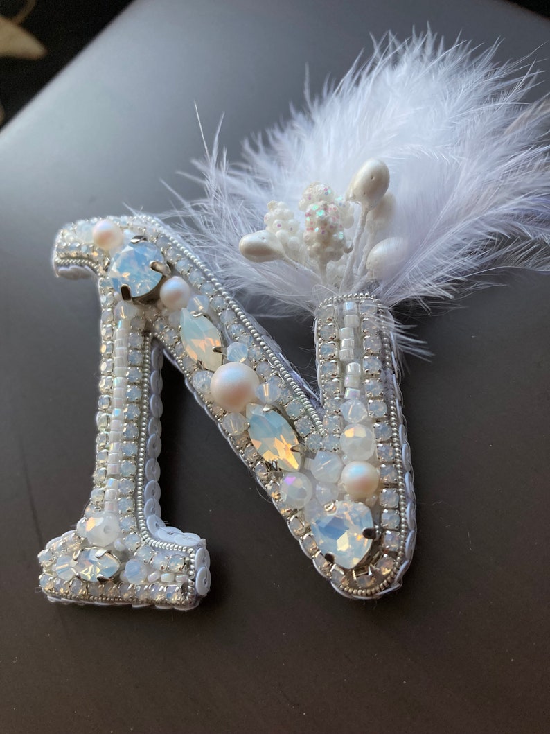 Handmade Letter Broochcustom Custom Broochgift Name - Etsy