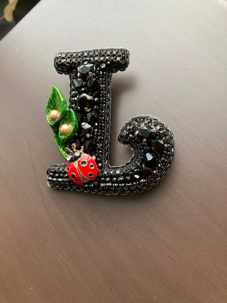 Handmade Letter Brooch,custom Design Brooch,gift Name Jewelry,handmade ...