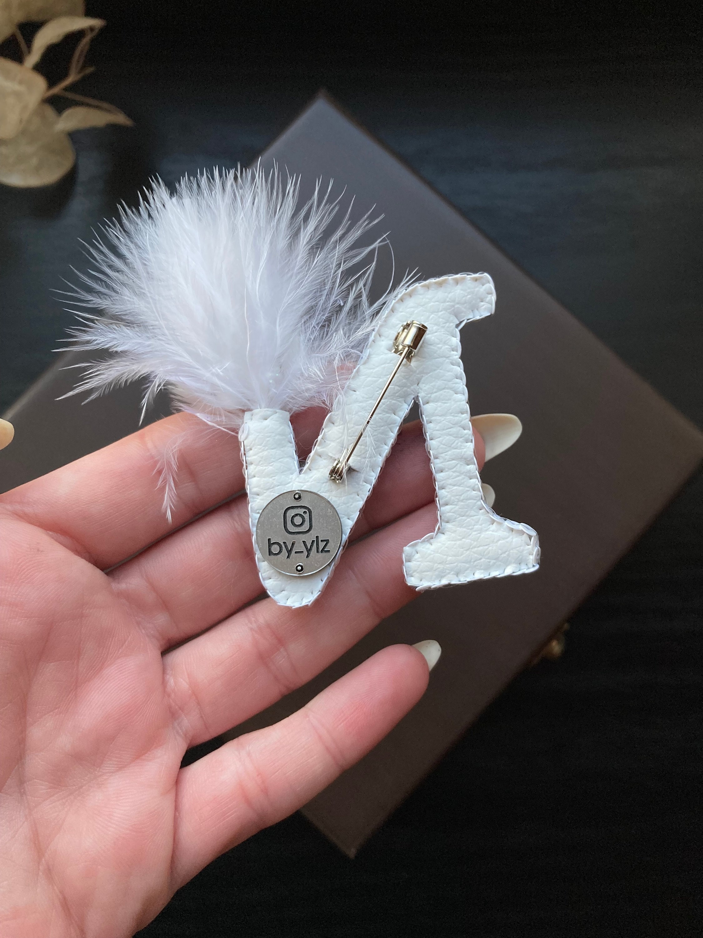 Handmade Letter Broochcustom Custom Broochgift Name - Etsy