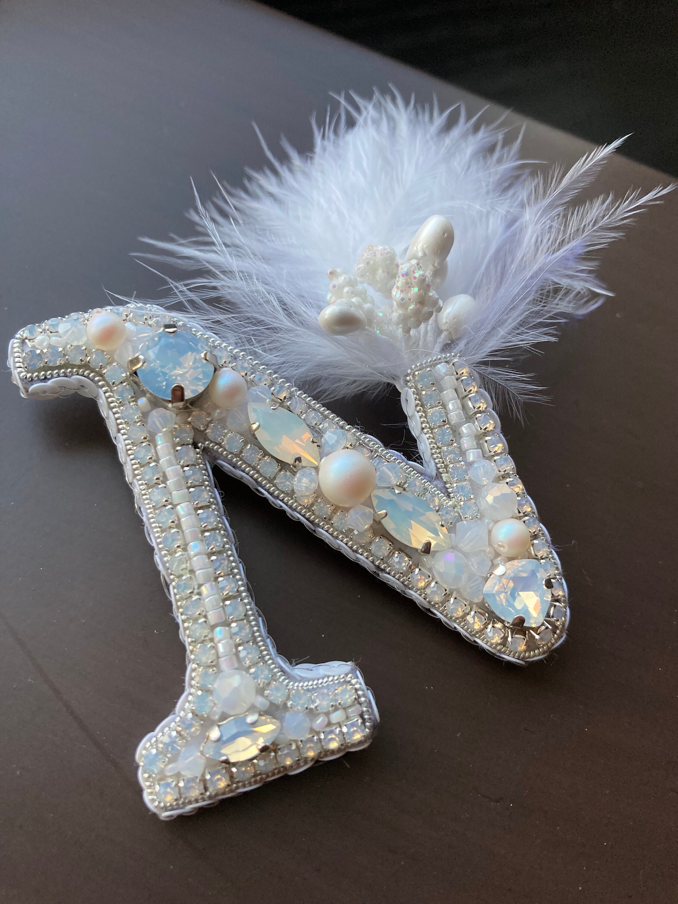 Handmade Letter Broochcustom Custom Broochgift Name - Etsy