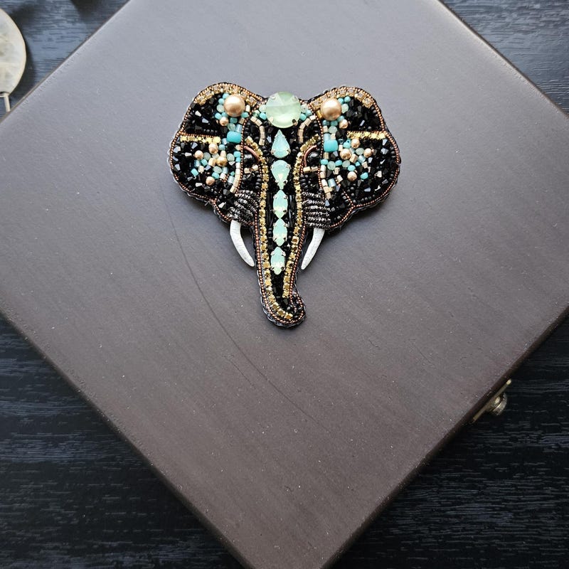 Elephant Lapel Pin - Etsy