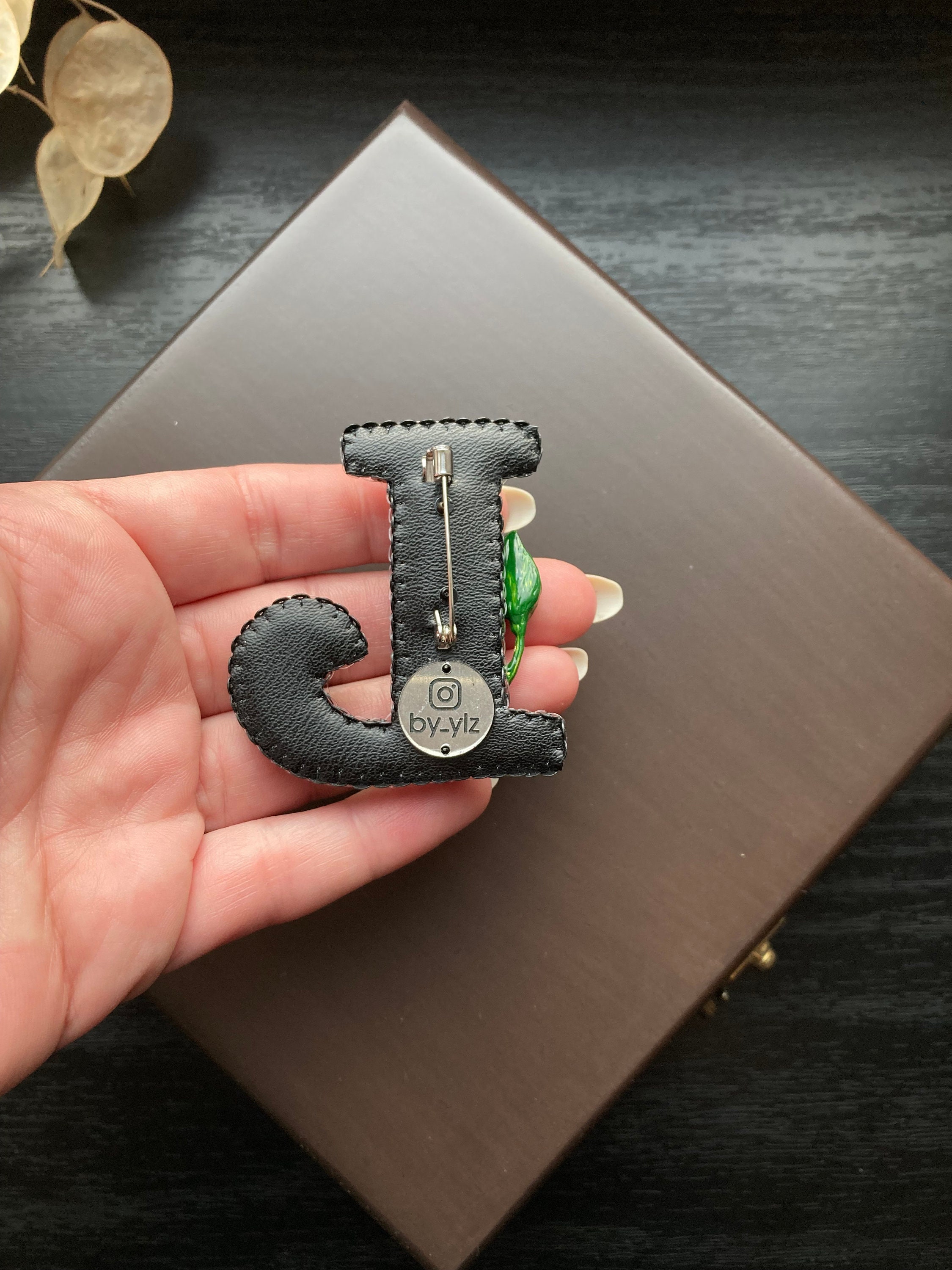 Handmade Letter Brooch,custom Design Brooch,gift Name Jewelry,handmade ...