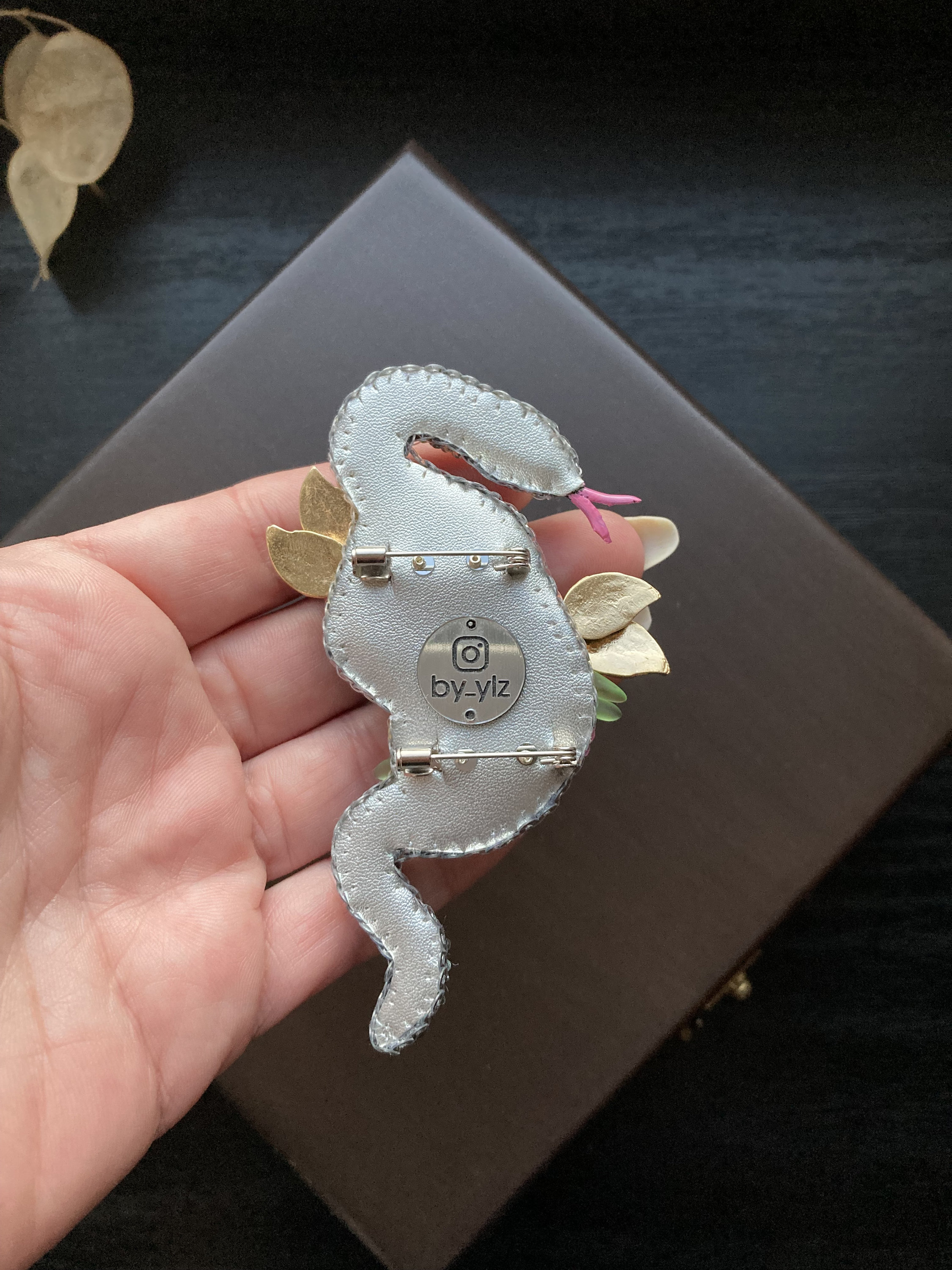 Handmade Snake Broochunique Snake Accessory - Etsy