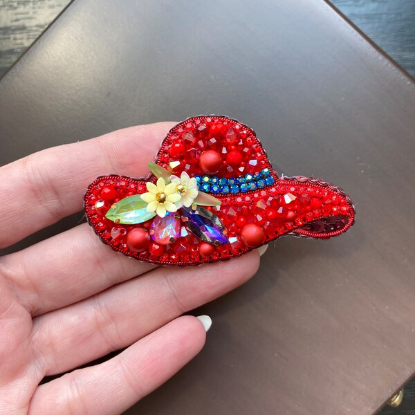 Hat Brooch - Etsy