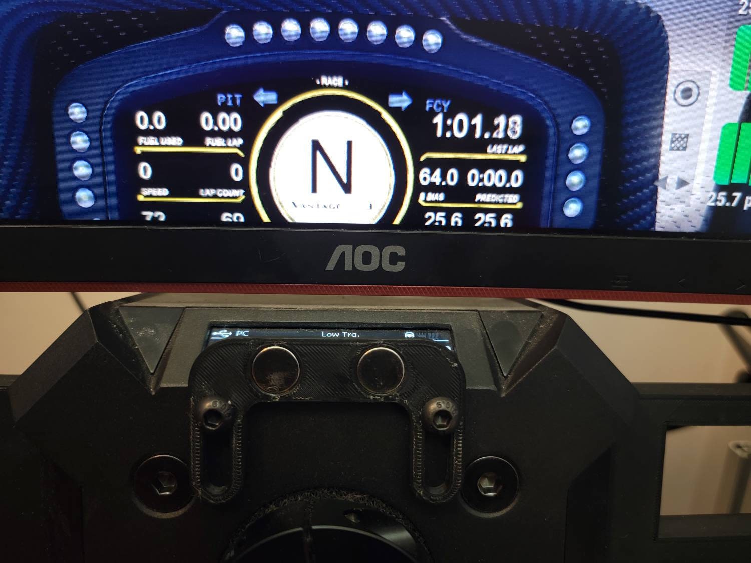 Sim Racing Dashboard With Magnetic QR and Height Adjustment - Etsy