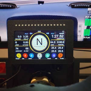 Sim Racing Dashboard With Magnetic QR and Height Adjustment (DDU-5) - 5 ...