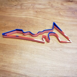 3D Track Art With Elevation & Colors of Countries Flag - F1 and Other ...