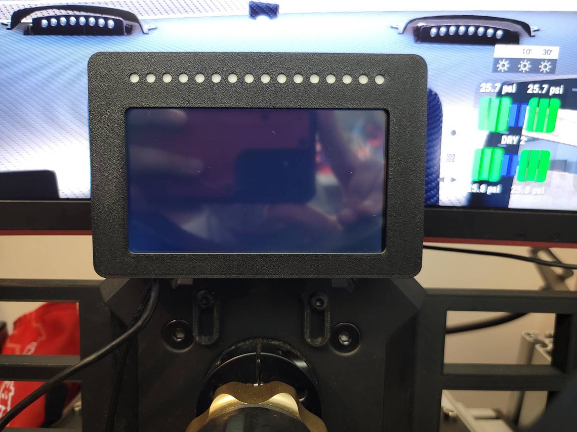 Sim Racing Dashboard With Magnetic QR and Height Adjustment - Etsy