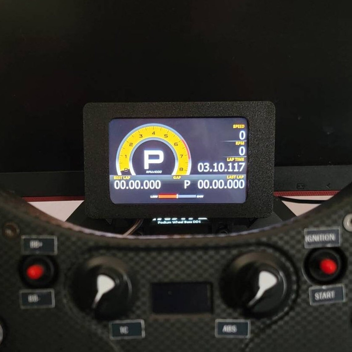 Sim Racing Dashboard (DDU-4) - 4'' Screen - Etsy