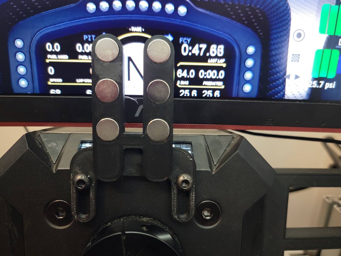 Sim Racing Dashboard With Magnetic QR and Height Adjustment - Etsy
