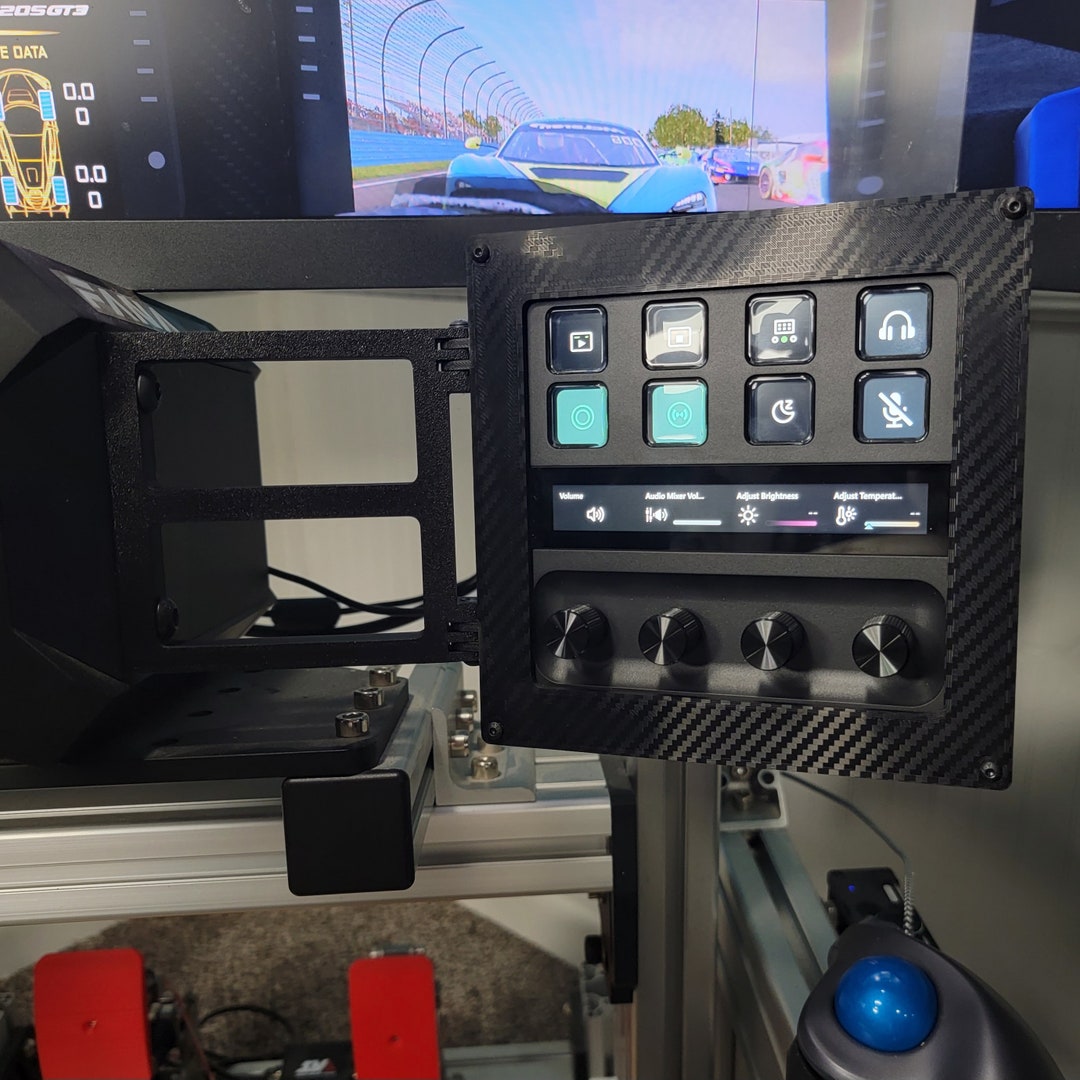 Stream Deck + (plus) Side Mount for Fanatec DD1/DD2 and CSL DD ...