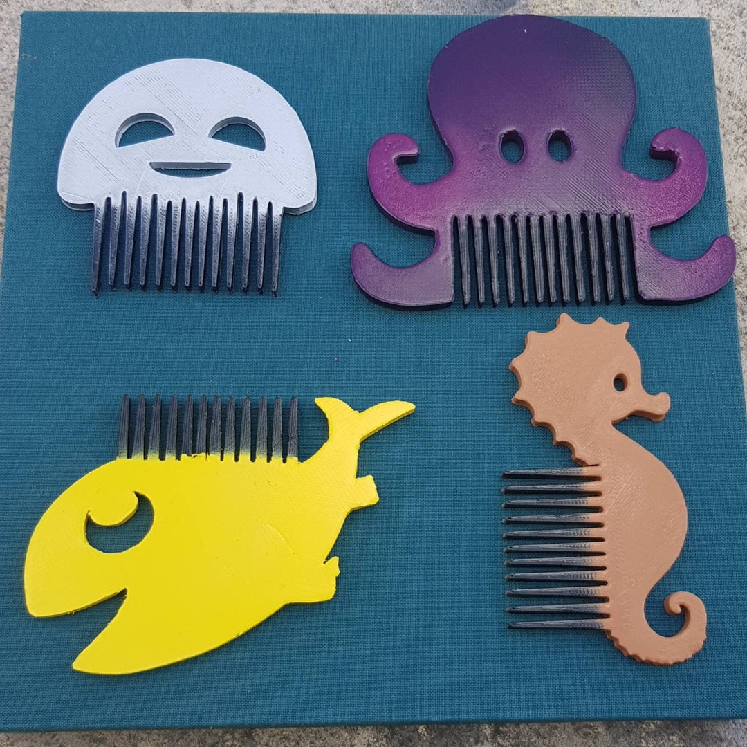 Ocean-themed Combs - Etsy