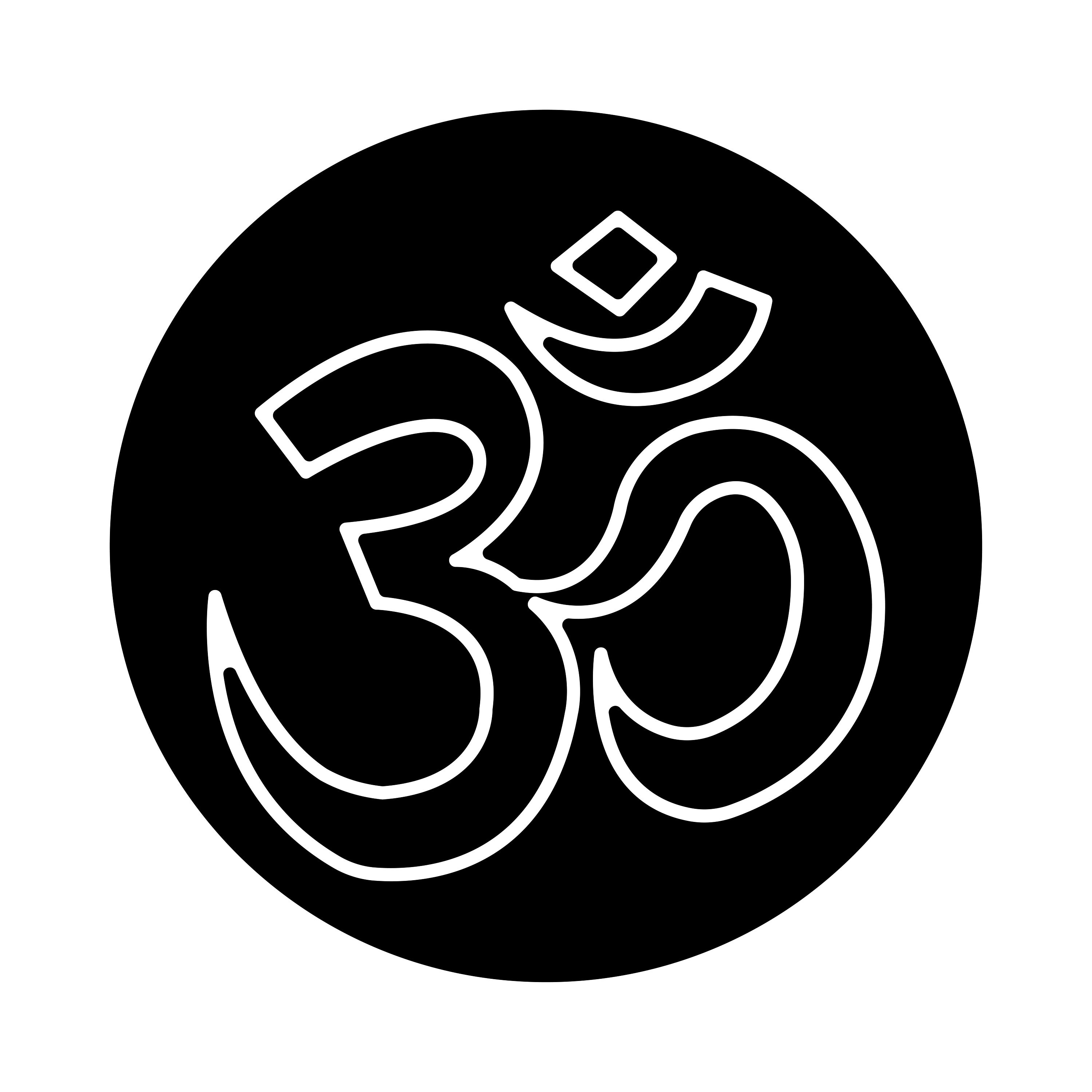 Archivo símbolo Aum Om Ohm svg/eps/dxf /png/jpg | Etsy