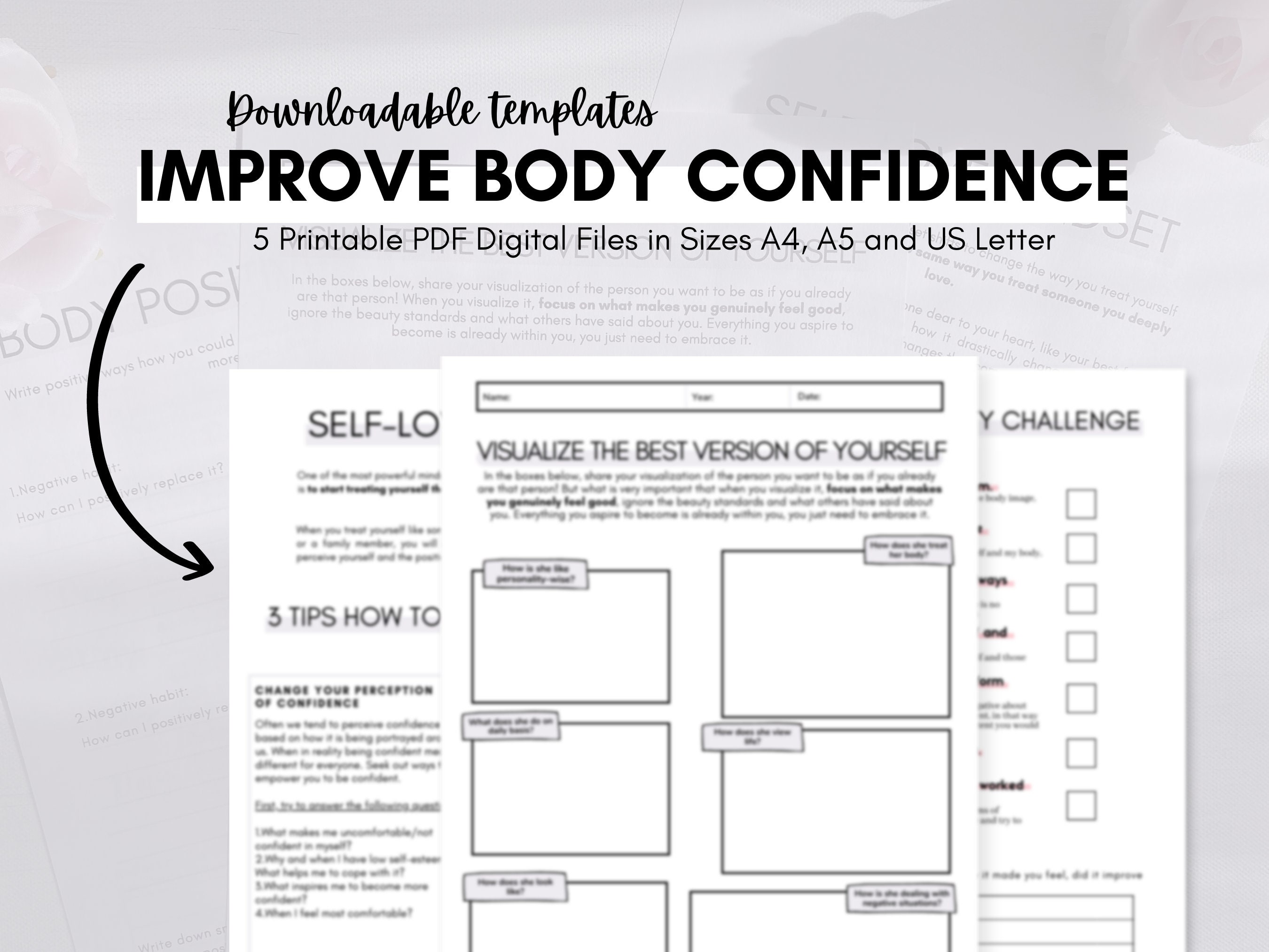 Body Positivity Journal Body Positive Printables Self Love - Etsy Norway