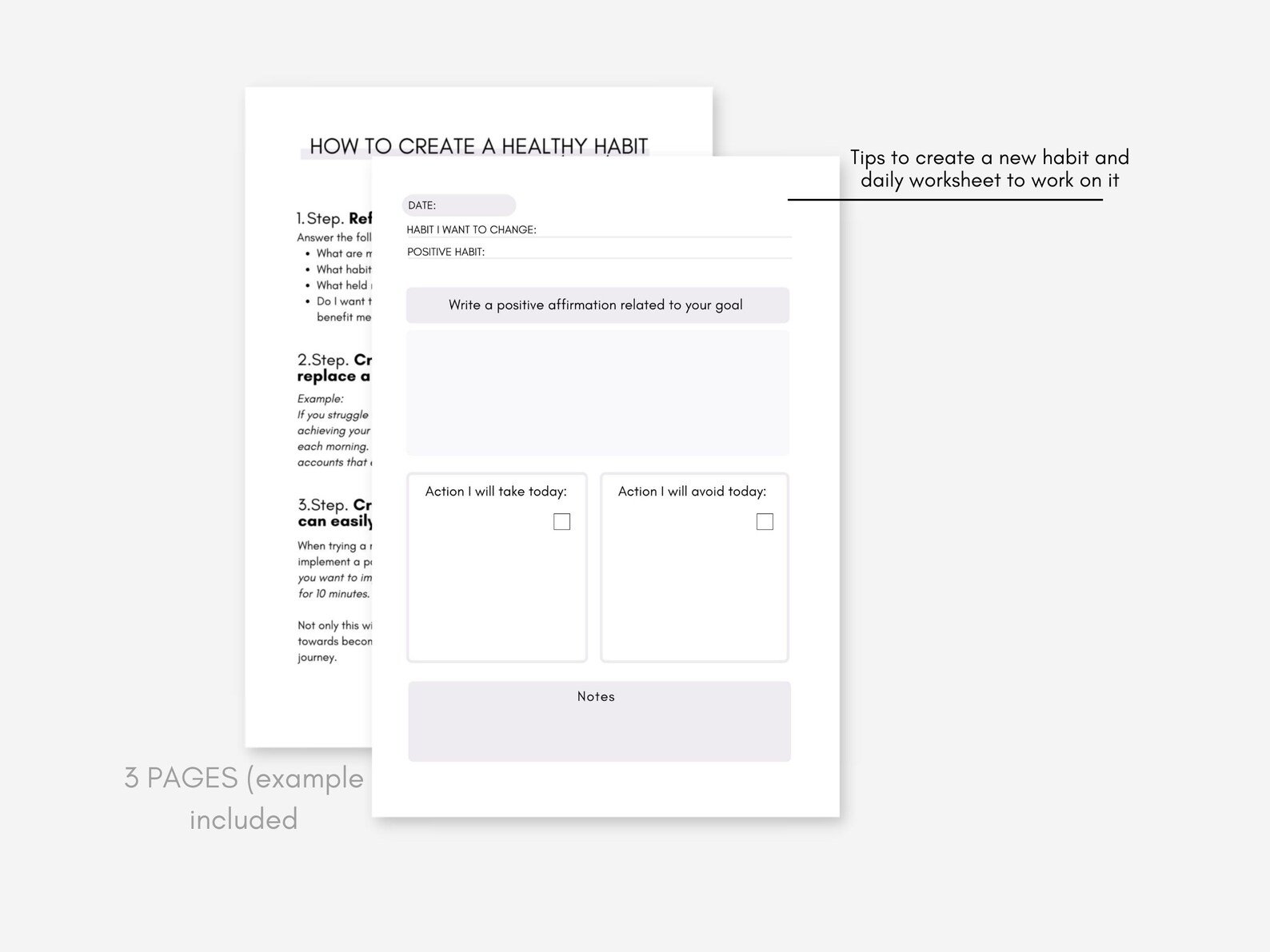 Self Development Printable Journal Self Growth Worksheets - Etsy