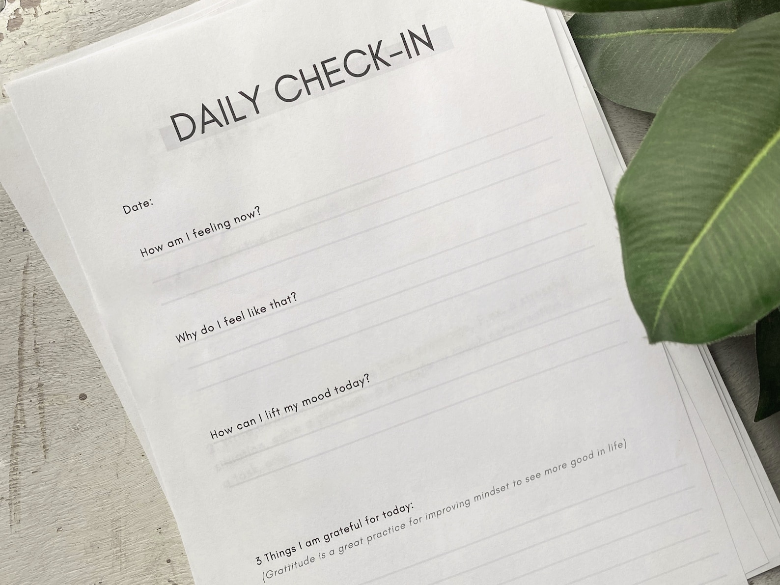 Positive Mindset Printables Worksheets to Improve Mindset - Etsy