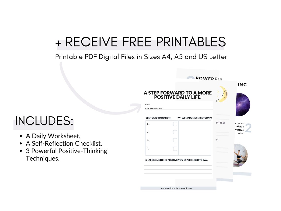 Body Positivity Journal, Body Positive Printables, Self Love Template ...