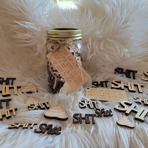 Jar of Shits, Shit to Give, Shit Jar, Gag Gift, Funny Gift, Fucks to ...