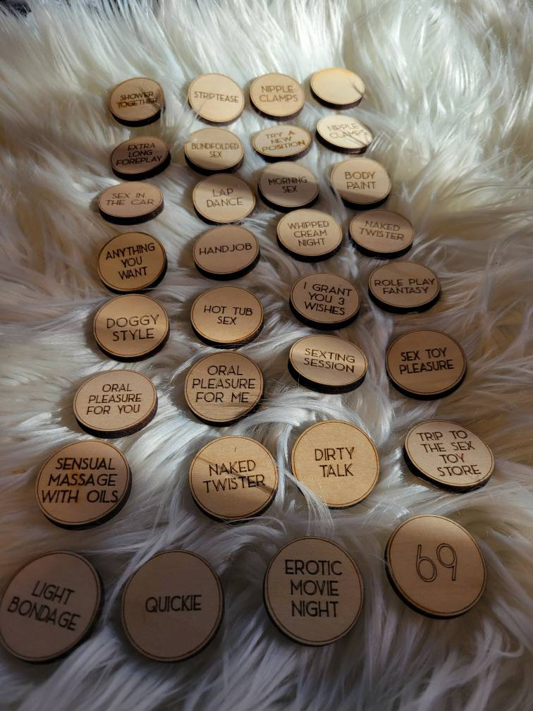 Naughty Tokens Kinky Gift Sex Tokens Anniversary Gift - Etsy