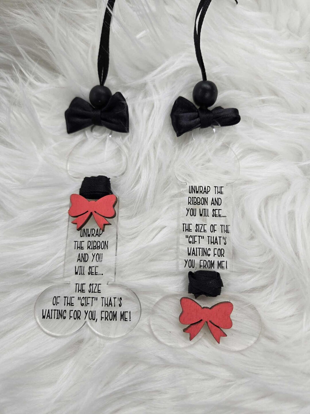 Unwrap The Ribbon And You Will See The Size Of The T Waiting For You