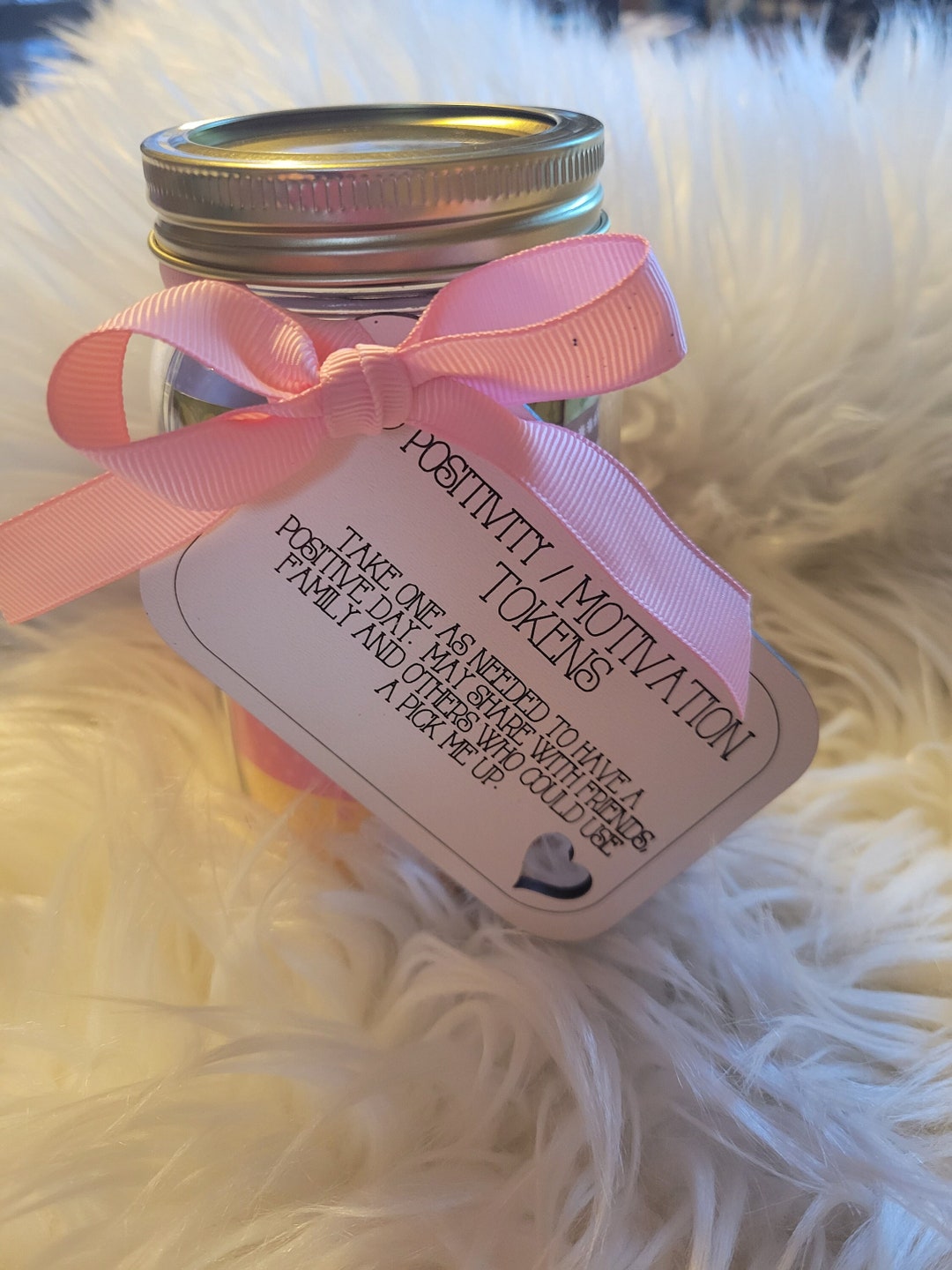 Positivity / Motivation Tokens, Gift for Her / Affirmations ...