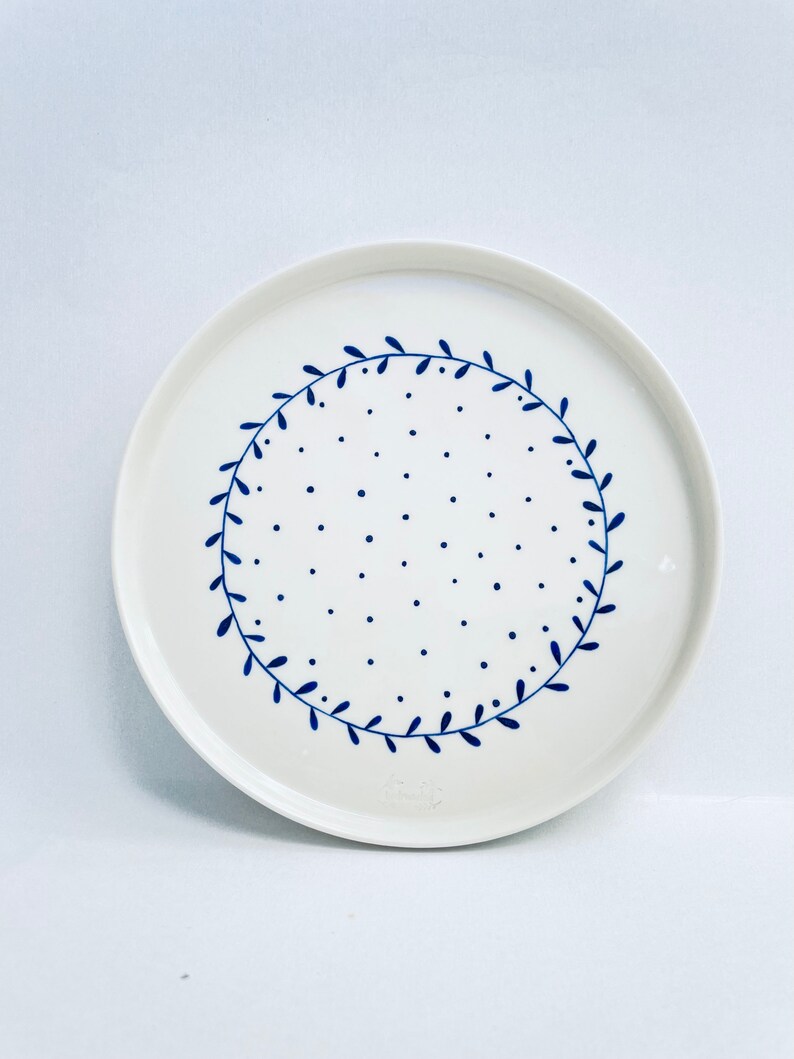 Minimal Floral Plate, Modern Dishware, Hand-crafted Dinner Plates, Mix ...