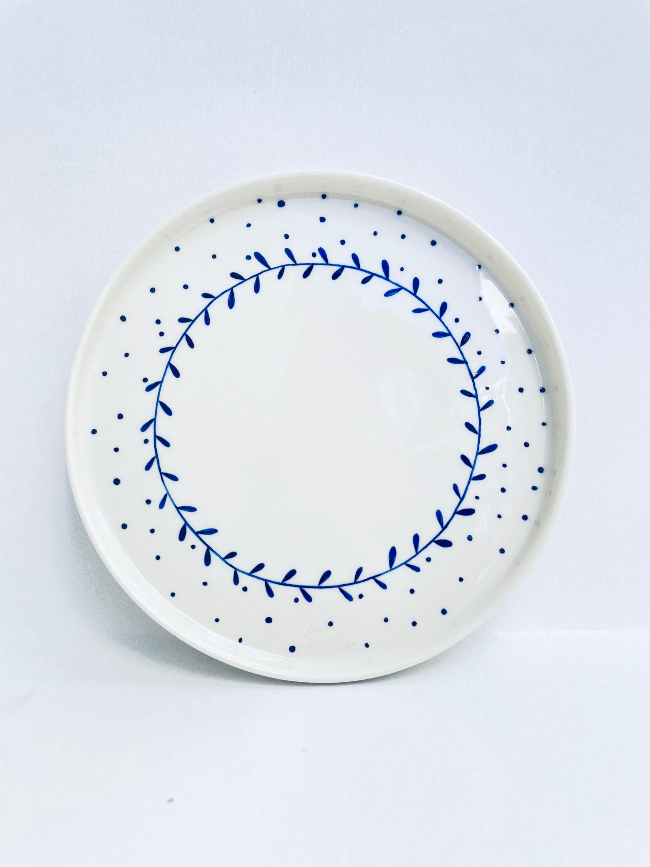 Minimal Floral Plate, Modern Dishware, Hand-crafted Dinner Plates, Mix ...
