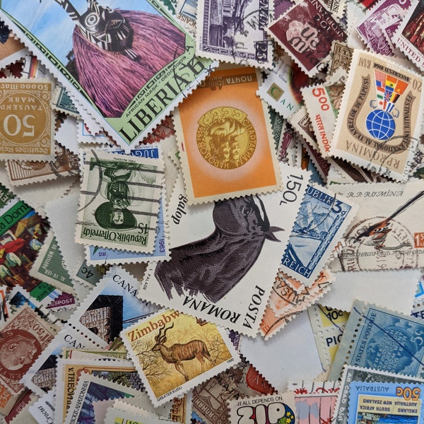Foreign Stamps - Etsy