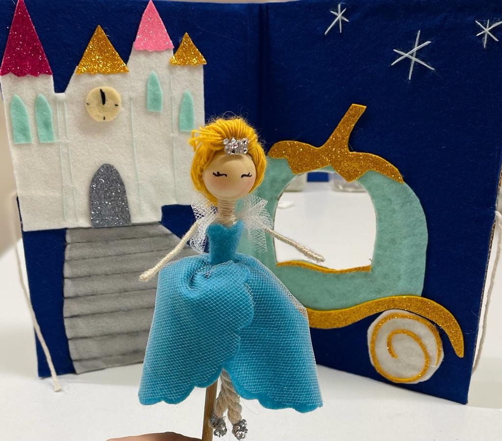Cinderella Puppets Set, Fairy Tale Puppets, Fairy Tale Dolls, Puppet ...