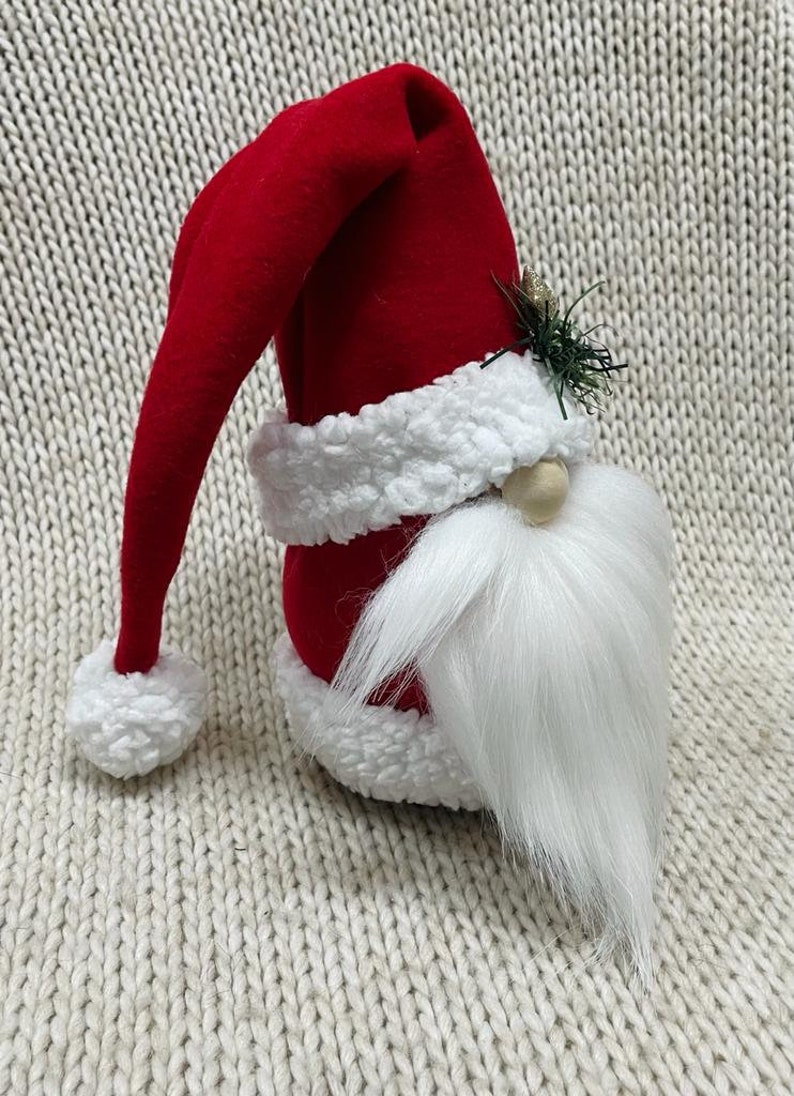 Santa Claus Gnome, Christmas Gnome, Gnomes for Home, Handmade Gnome ...