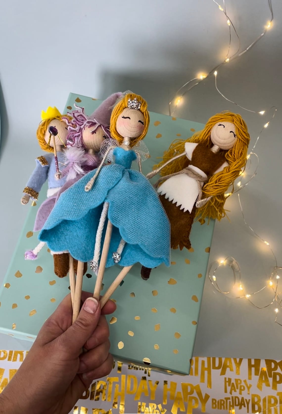 Cinderella Puppets Set, Fairy Tale Puppets, Fairy Tale Dolls, Puppet ...