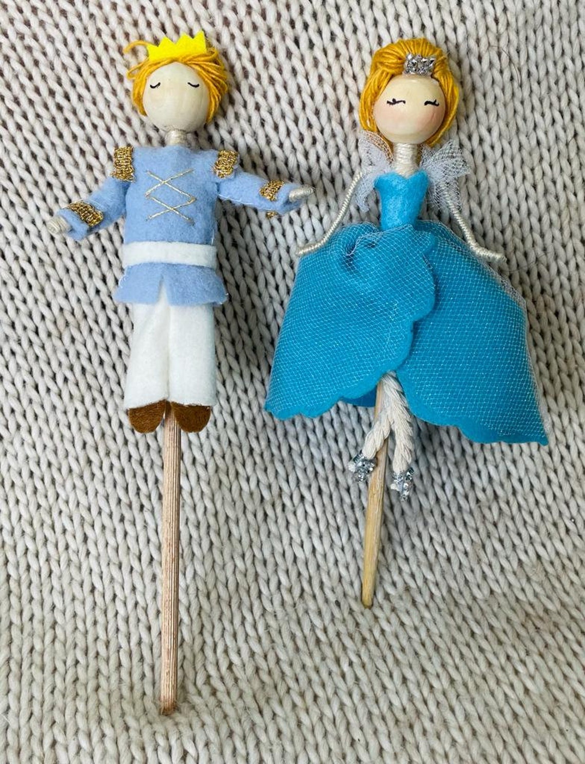 Cinderella Puppets Set Fairy Tale Puppets Fairy Tale Dolls - Etsy