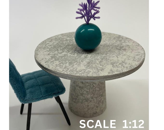 Round Table in Plexiglass in Scale 1:12 for Doll Houses - Etsy Canada