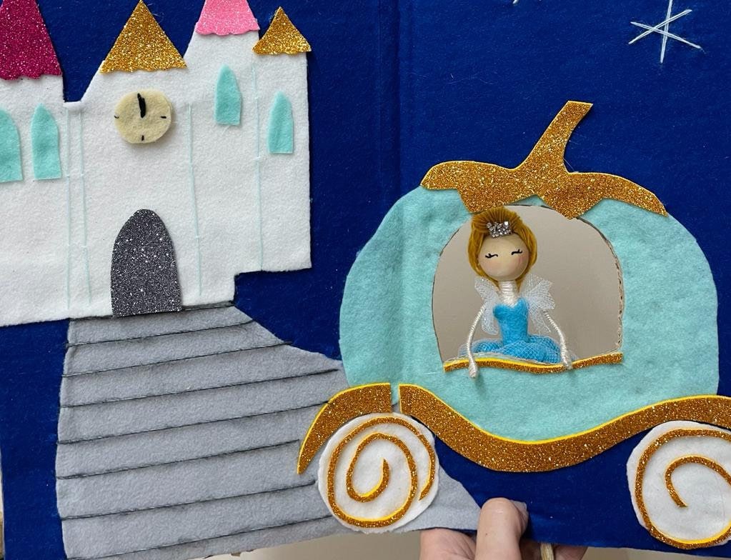 Cinderella Puppets Set, Fairy Tale Puppets, Fairy Tale Dolls, Puppet ...