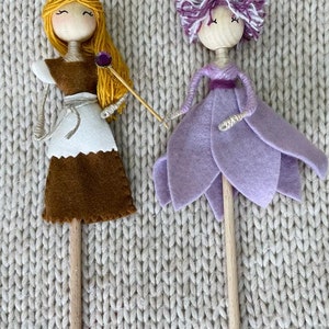 Cinderella Puppets Set Fairy Tale Puppets Fairy Tale Dolls - Etsy