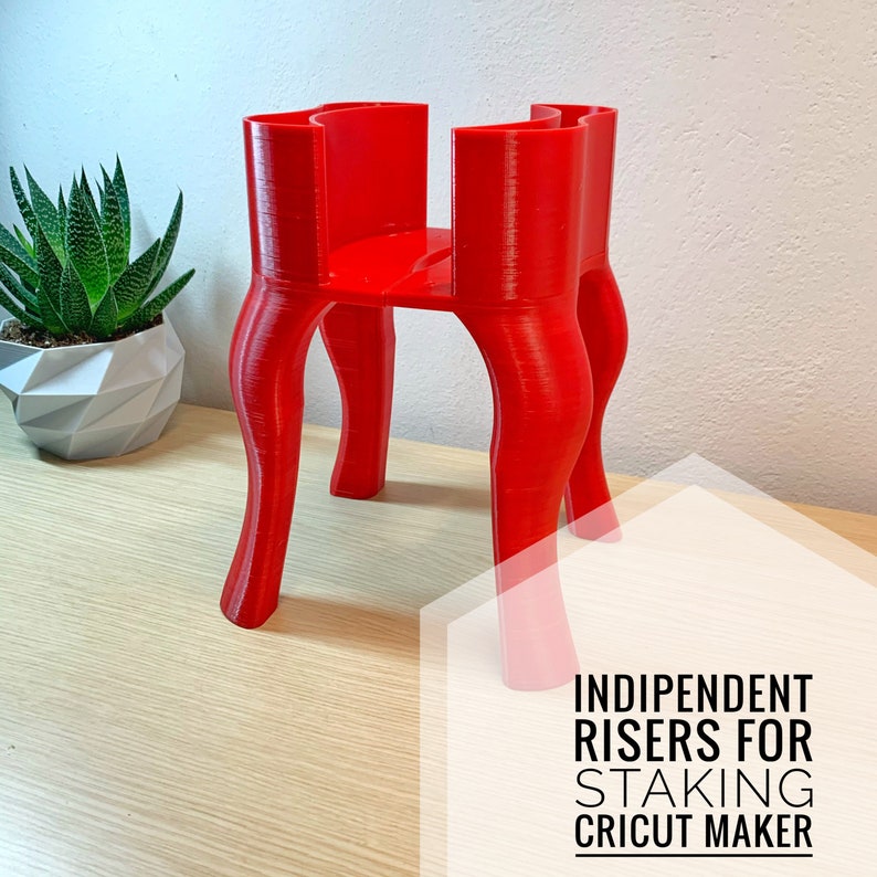 Custom Cricut Maker Risers - 8" Inches - 20cm - Stackable Version ...