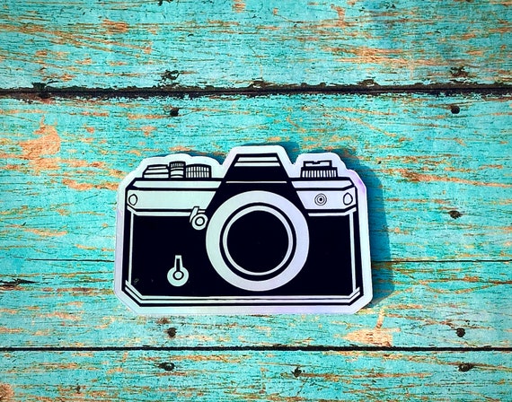 STICKER: Holographic Camera - Etsy