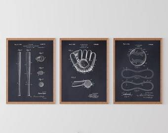 Baseball Patent Print INSTANT DOWNLOAD Baseball Gift - Etsy