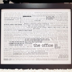 The Office Quote Collage | INSTANT DOWNLOAD | Office Quote Art | Home ...