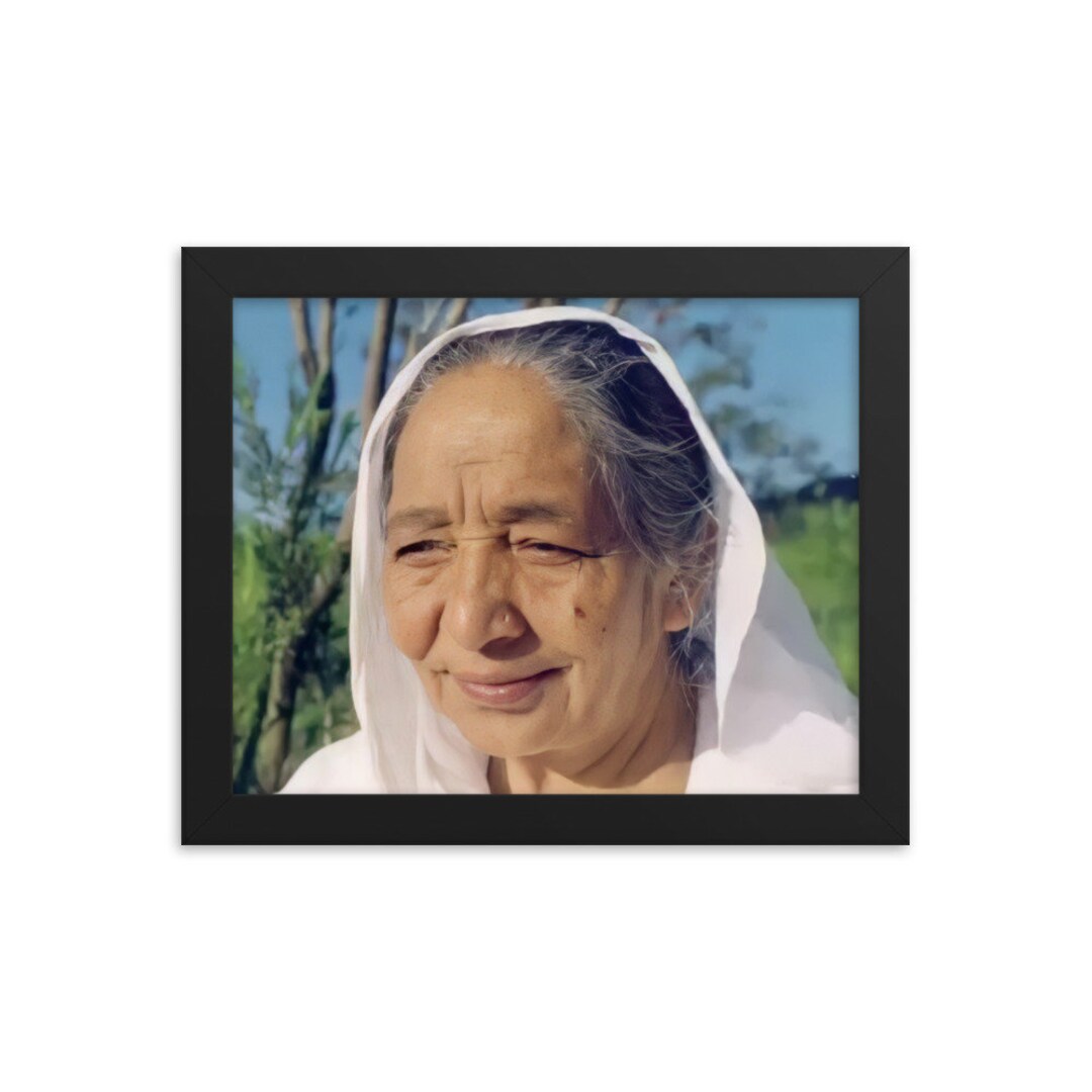 Orignal Sri Siddhi Ma Framed Photo Paper Poster Wall Art - Etsy