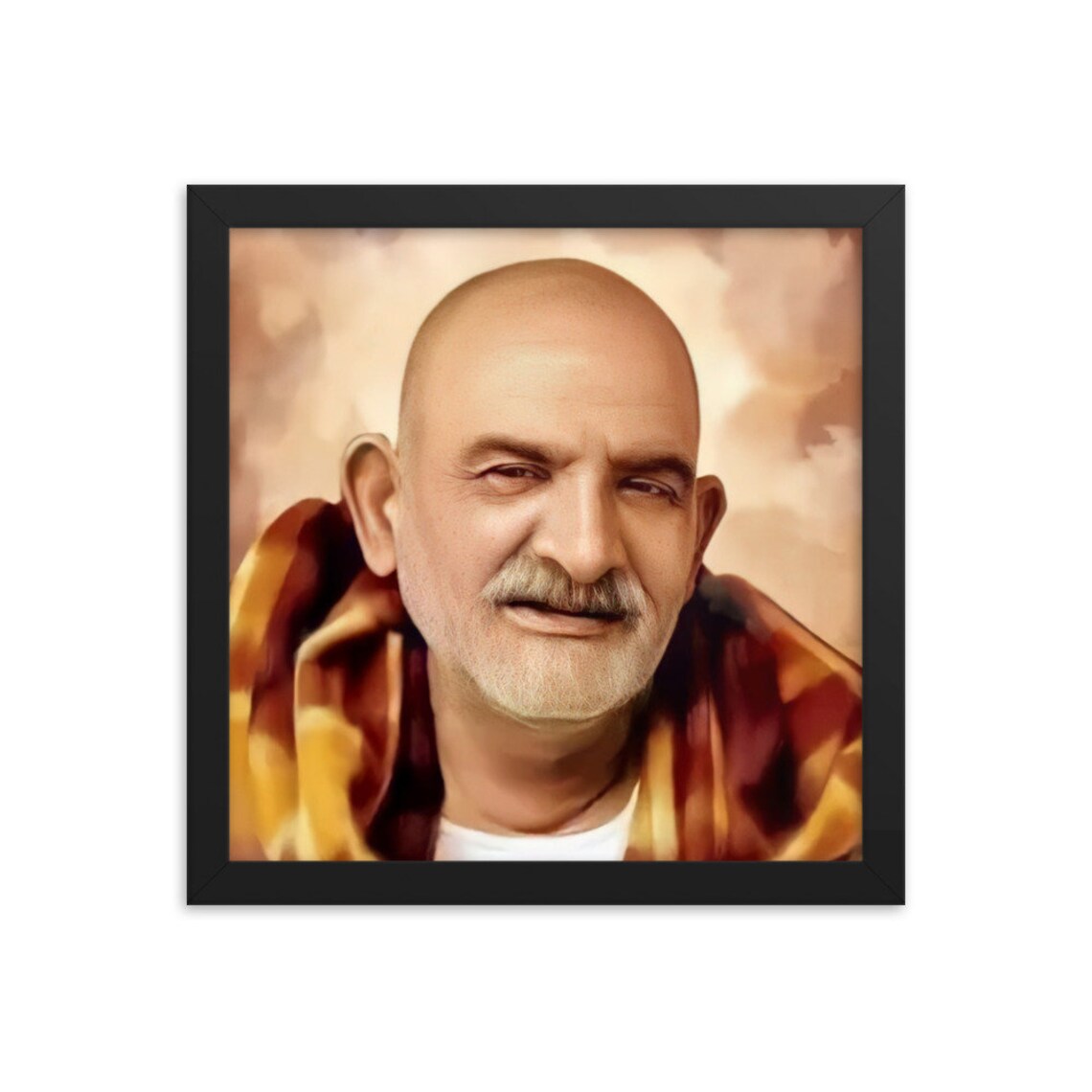 Beautiful Neem Karoli Baba Ji Maharaj Ji Framed Wall Art. - Etsy