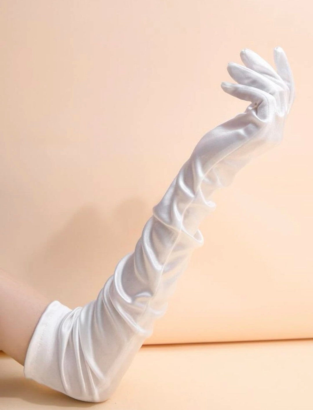Opera Length White Formal Gloves Evening Gloves - Etsy