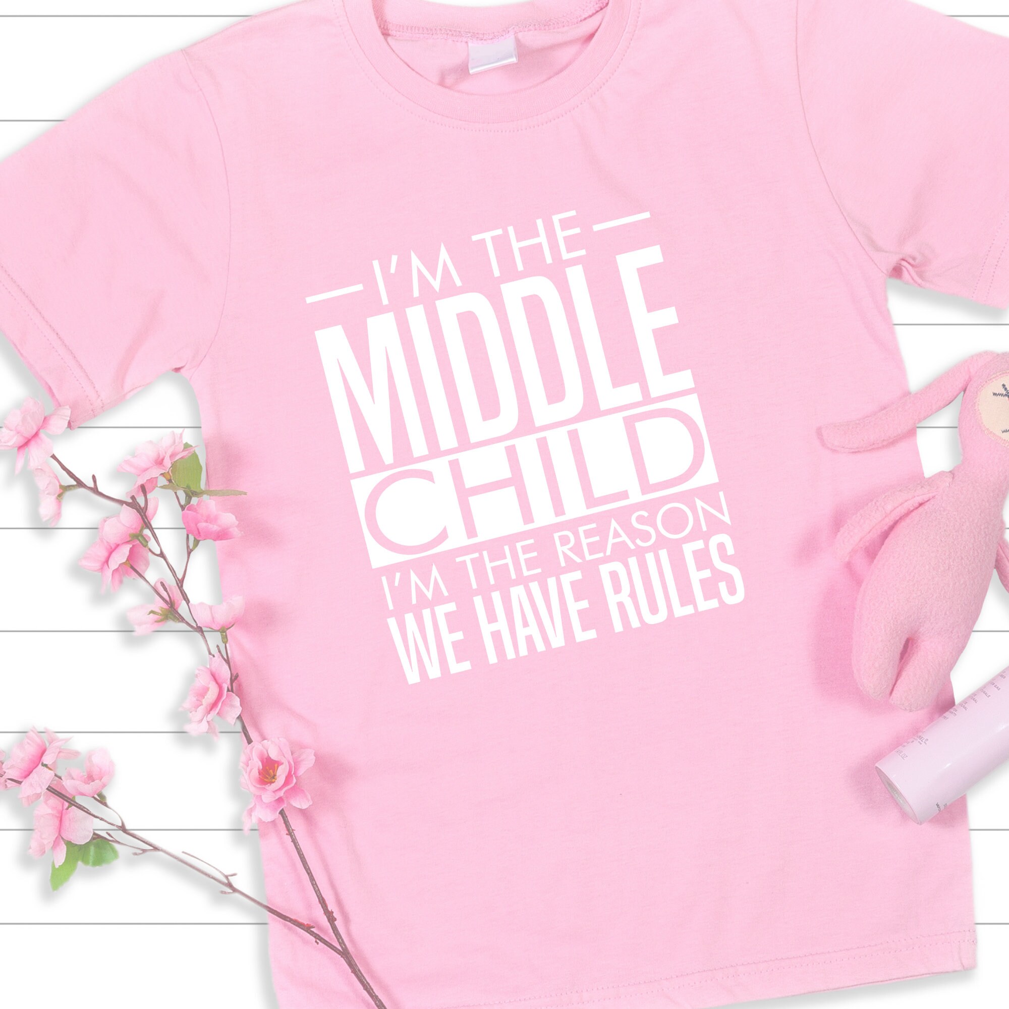 I Am the Middle Child- SVG - PNG Instant Download Images- Silhouette or ...