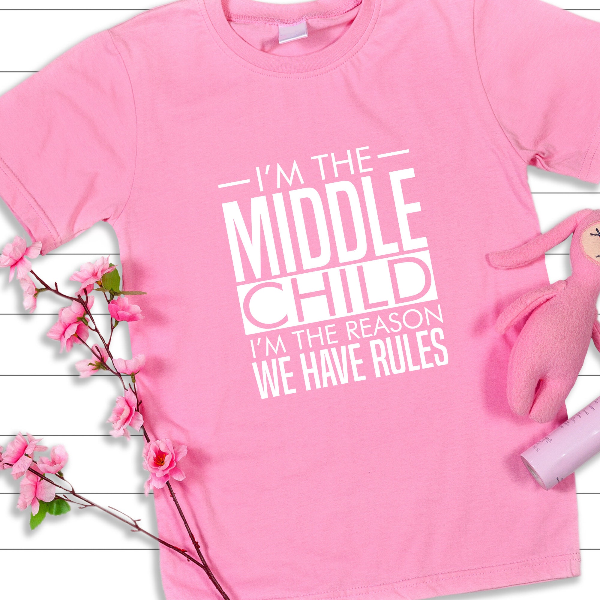 I Am the Middle Child- SVG - PNG Instant Download Images- Silhouette or ...